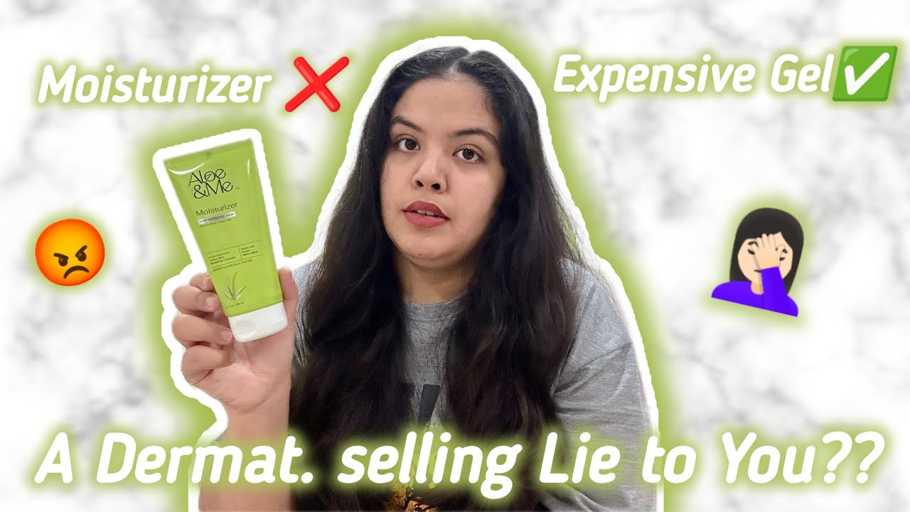 Aloe & Me Moisturiser | For Sensitive Skin, Face & Body Creme Gel ...