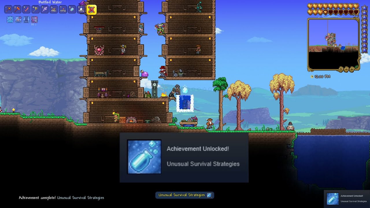 Getting the Second Rarest Achievement in Terraria - How to Unlock ...