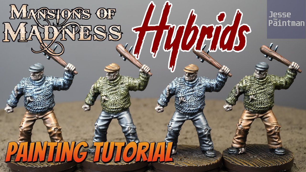 How to Paint Hybrids | Mansions of Madness 2nd Edition | Miniature ...