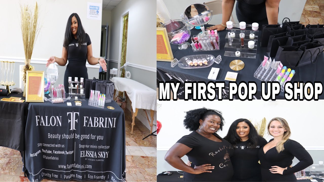 MY FIRST POP UP SHOP|COSMETICS POP UP IN FLORIDA+GOLDEN EXPERIENCE|Prep ...