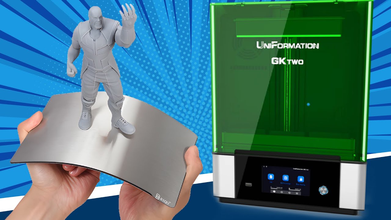 Let's add a flexible build plate to the Uniformation GK2! - YouTube