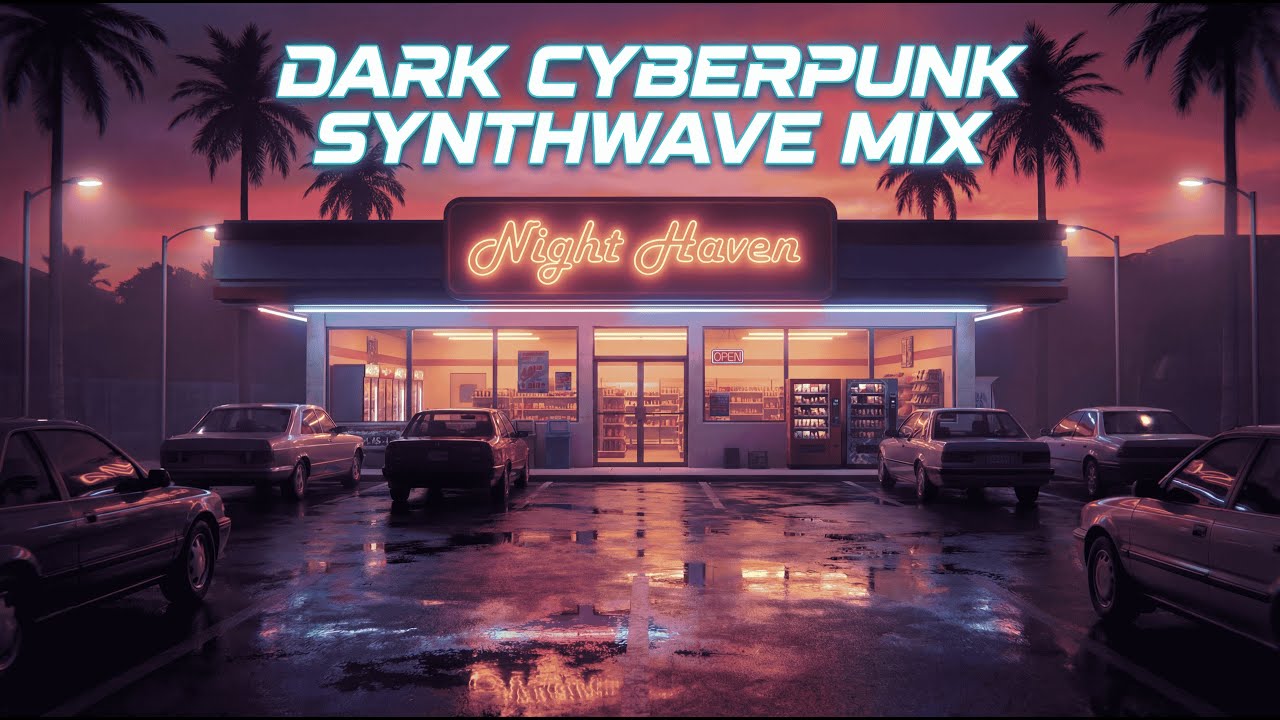 Cinematic Cyberpunk Synthwave — 1 Hour Night Drive Mix for Coding, Work ...