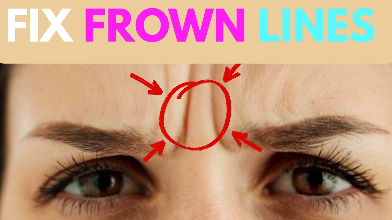 3 Powerful Face Yoga Techniques To Smooth Frown Lines Naturally - YouTube