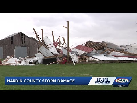 National Weather Service examining storm damage in 5 counties across Kentucky