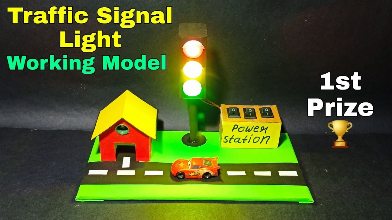 Traffic Light Science Project Traffic Light Working Model Project Traffic Light Signal