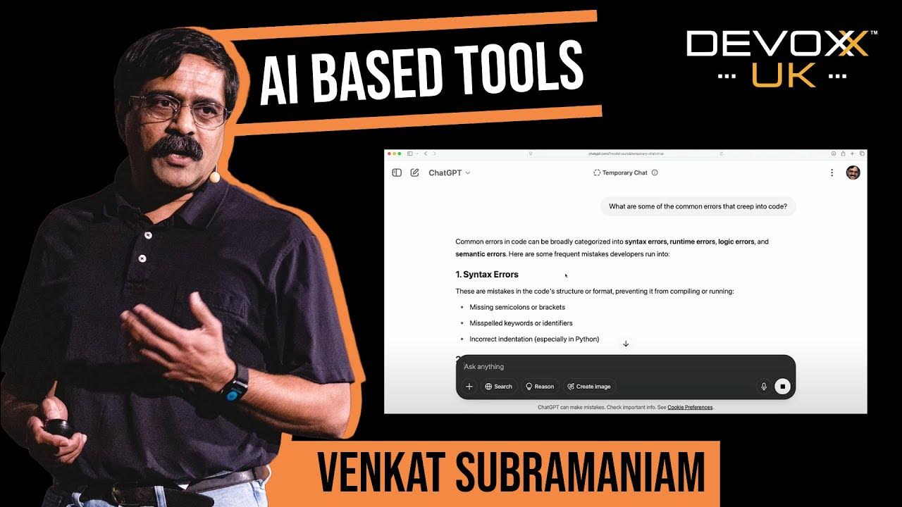 Identifying and fixing Issues in Code using AI based tools by Venkat Subramaniam - YouTube