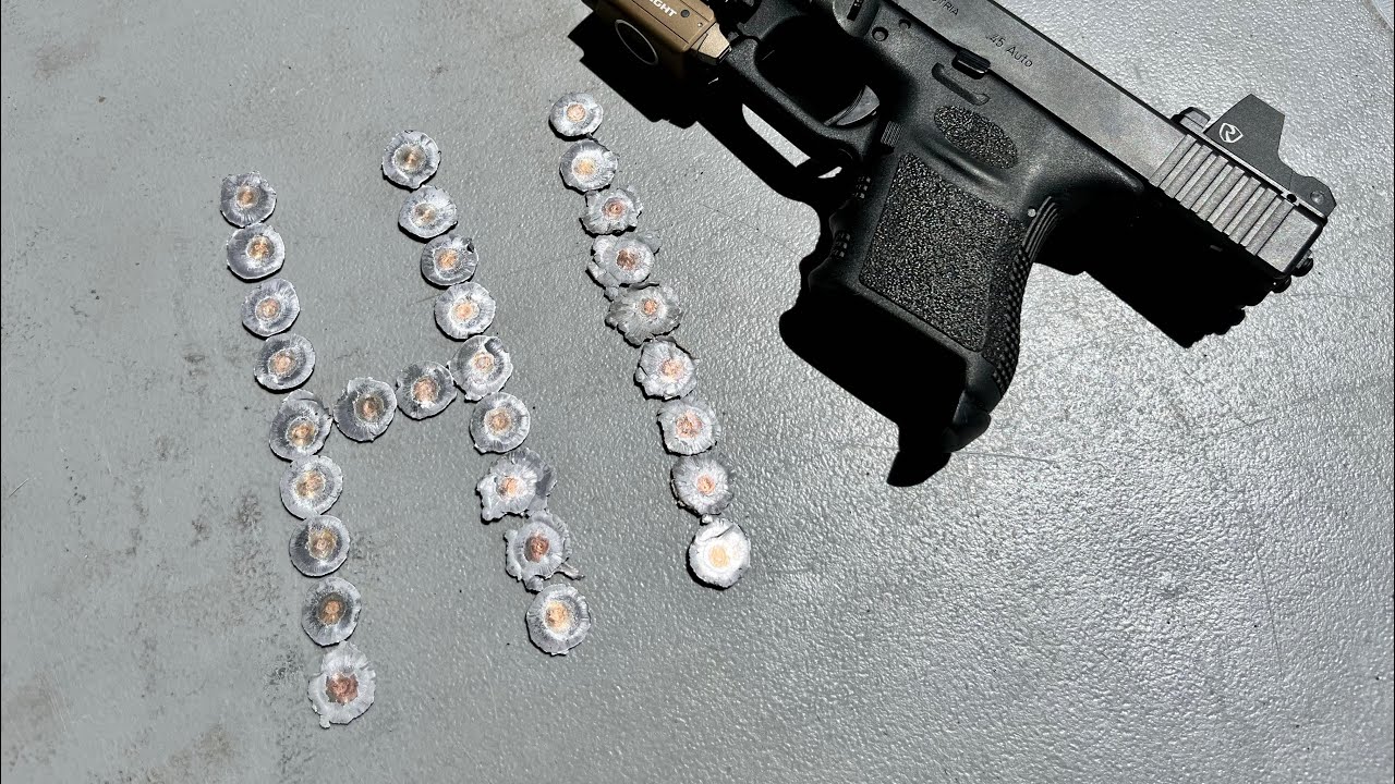 Dove Adaptive Mounting Solutions plate on Glock 30 and 100 round semi ...