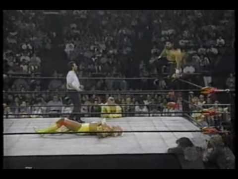 WCW Monday Nitro 1-15-96 Hulk Hogan vs Meng - YouTube