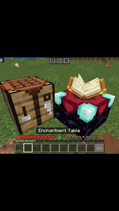 Minecraft How to make enchantment table #shorts - YouTube