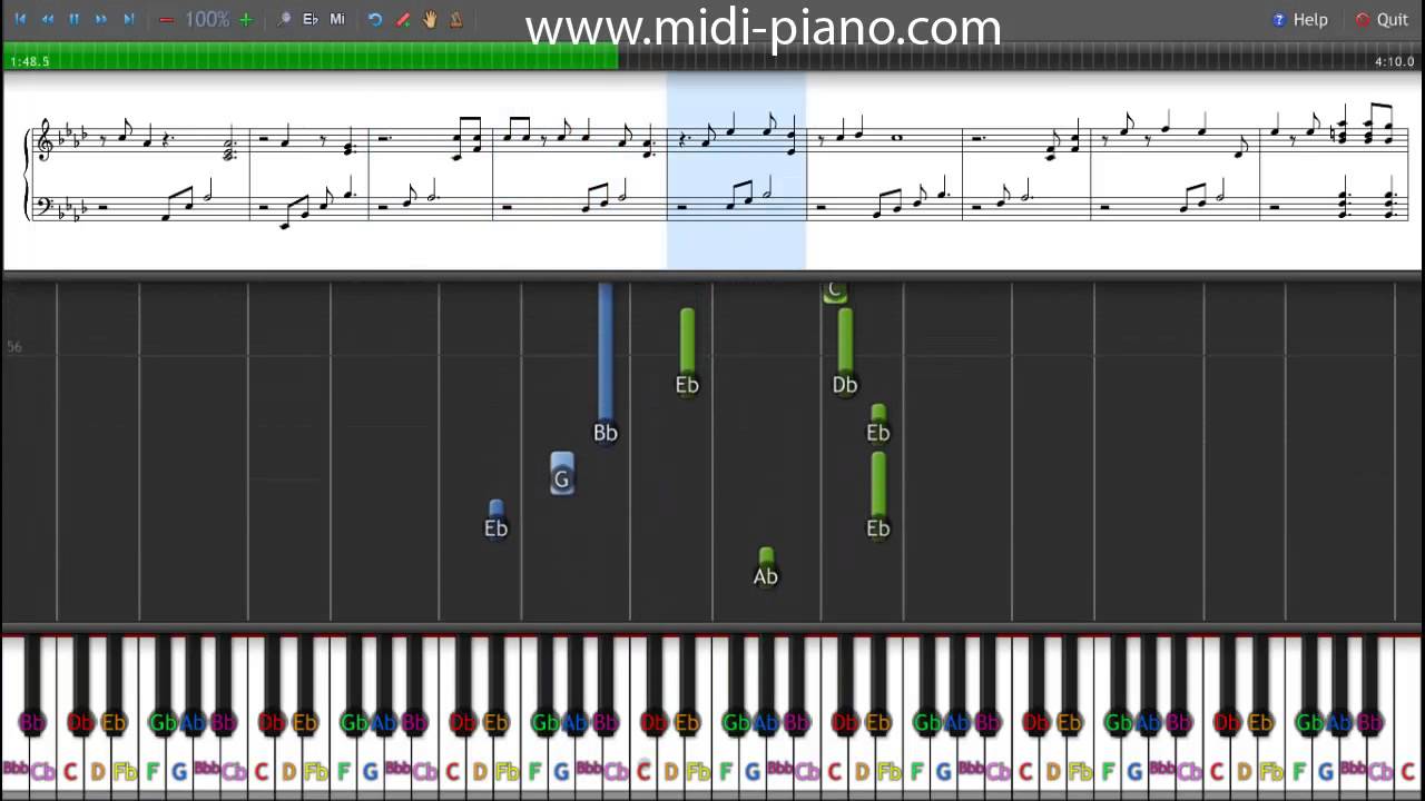 How to Play - Let It Go - Frozen Score With Sheet Music - YouTube