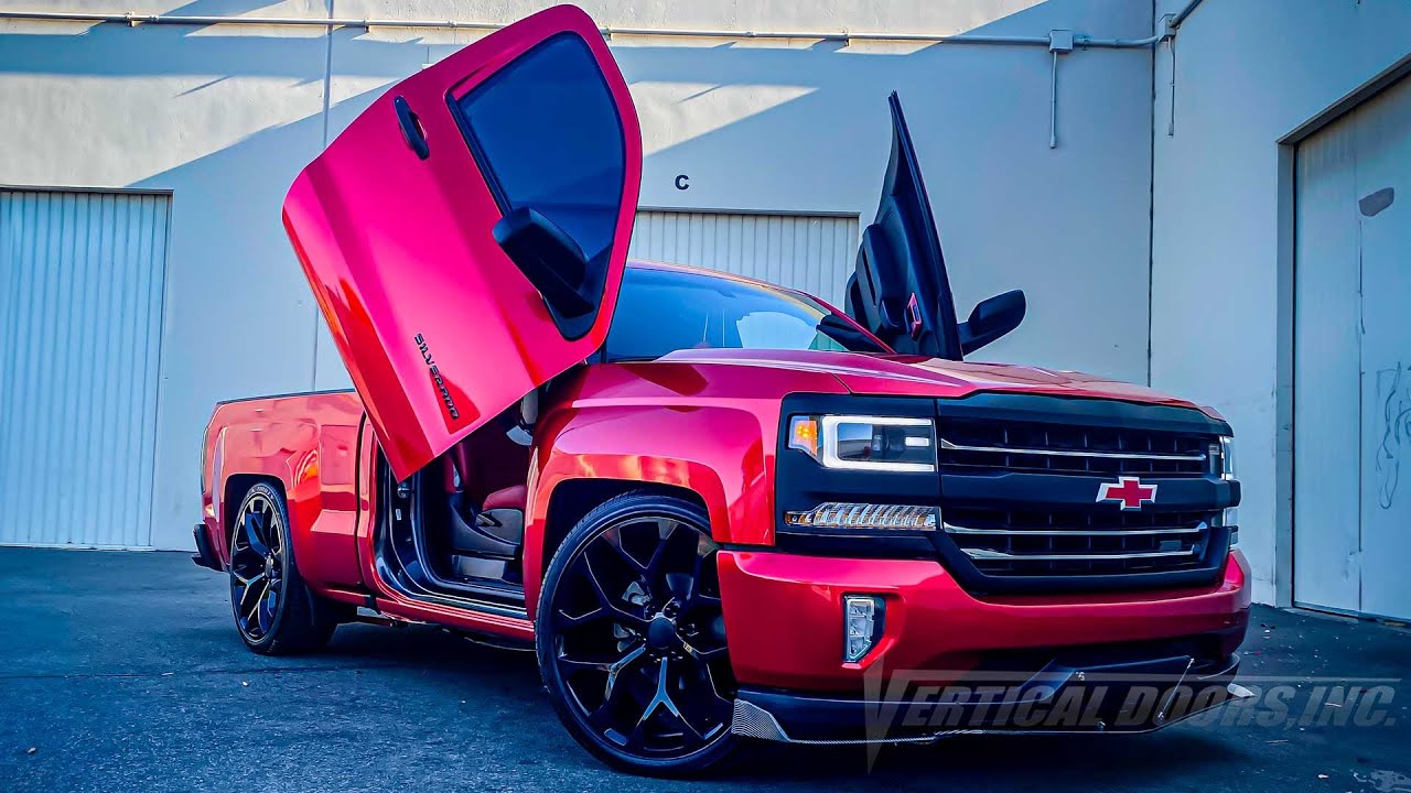 Chevrolet Silverado Truck from CA featuring Vertical Doors, Inc. door ...