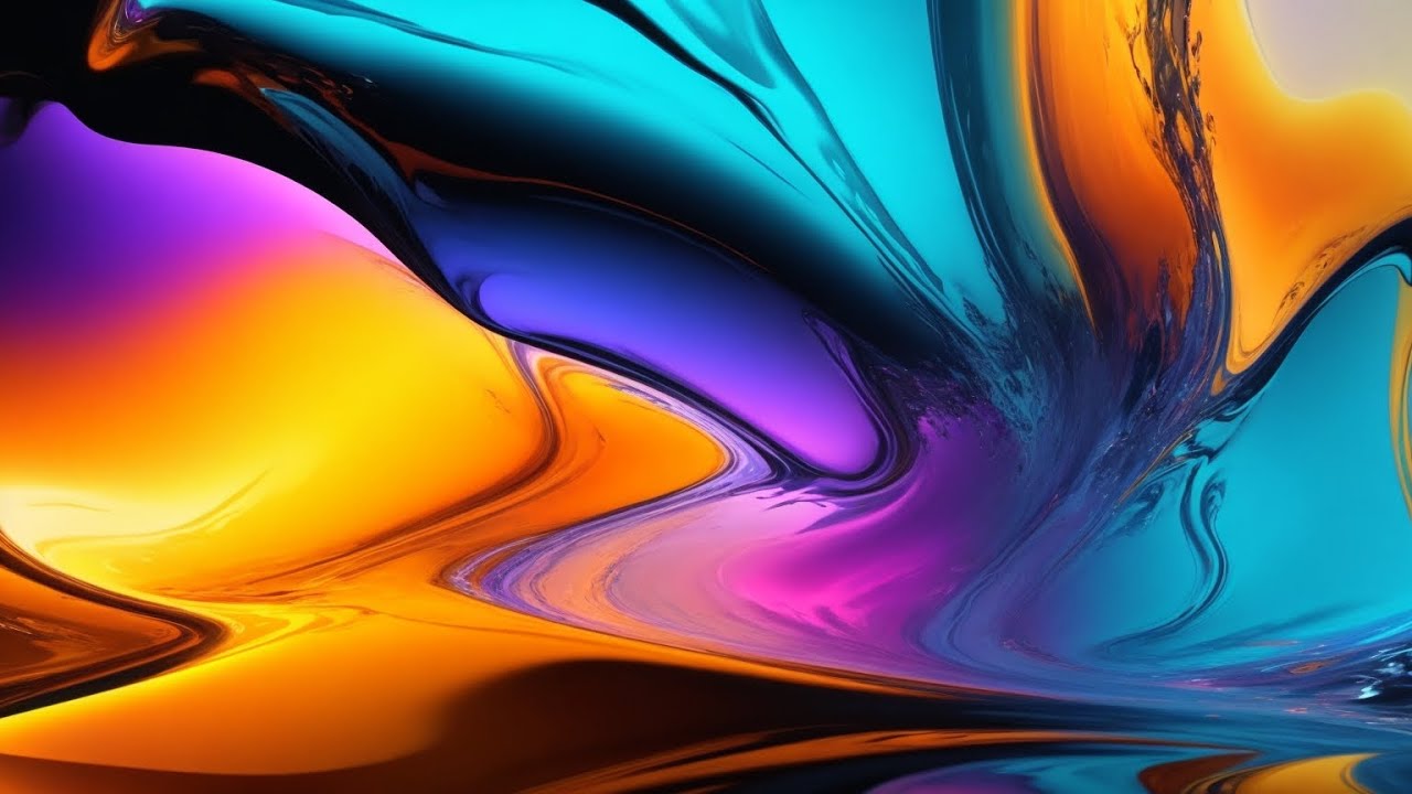 Copyright Free Abstract Liquid Background Video (No Sound) — HD ...