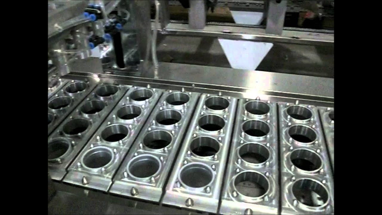 How It's Made - Cup Filling with Aluminum Lid - YouTube