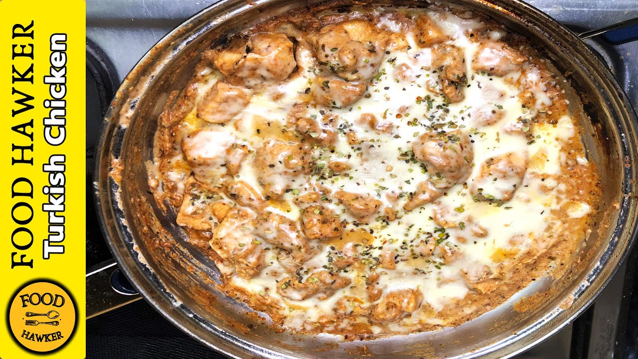 Turkish Chicken Recipe | Cheesy Turkish Recipe | Food Hawker - YouTube