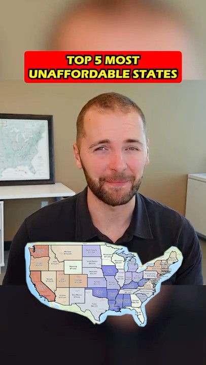 Top 5 Most Unaffordable States - YouTube