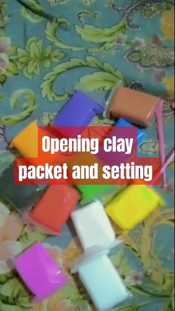 Opening clay packet 😯😱😲#clay#setting#subscribe#shorts#ক্লে#song ...