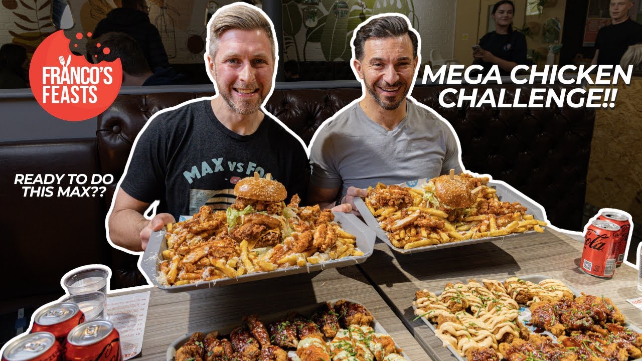 Mega Chicken Challenge with @MaxvsFood - YouTube
