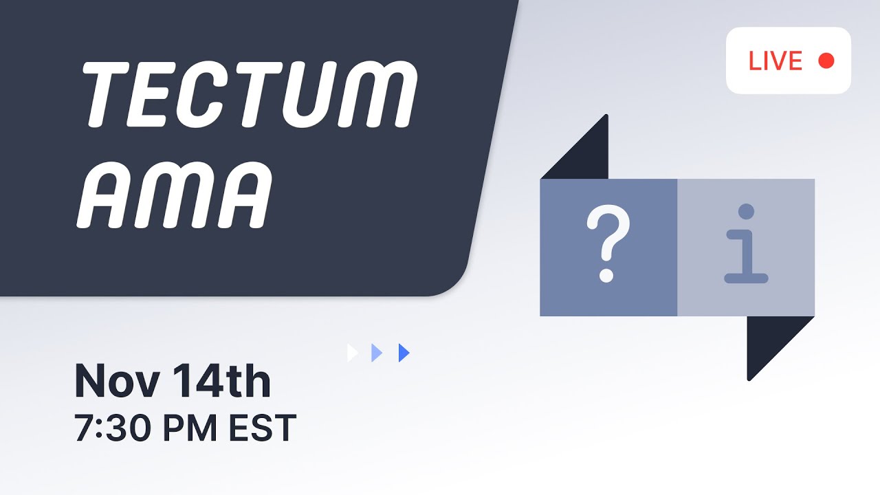 Tectum AMA on its Revolutionary Technology | Tectum’s latest technology ...