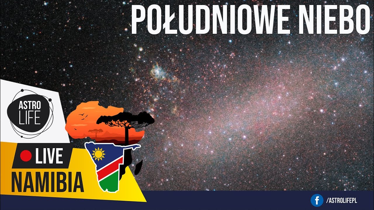 Niebo na żywo z Namibii 💫 Oglądamy przelot Teleskopu Hubble'a! 🛰 ...