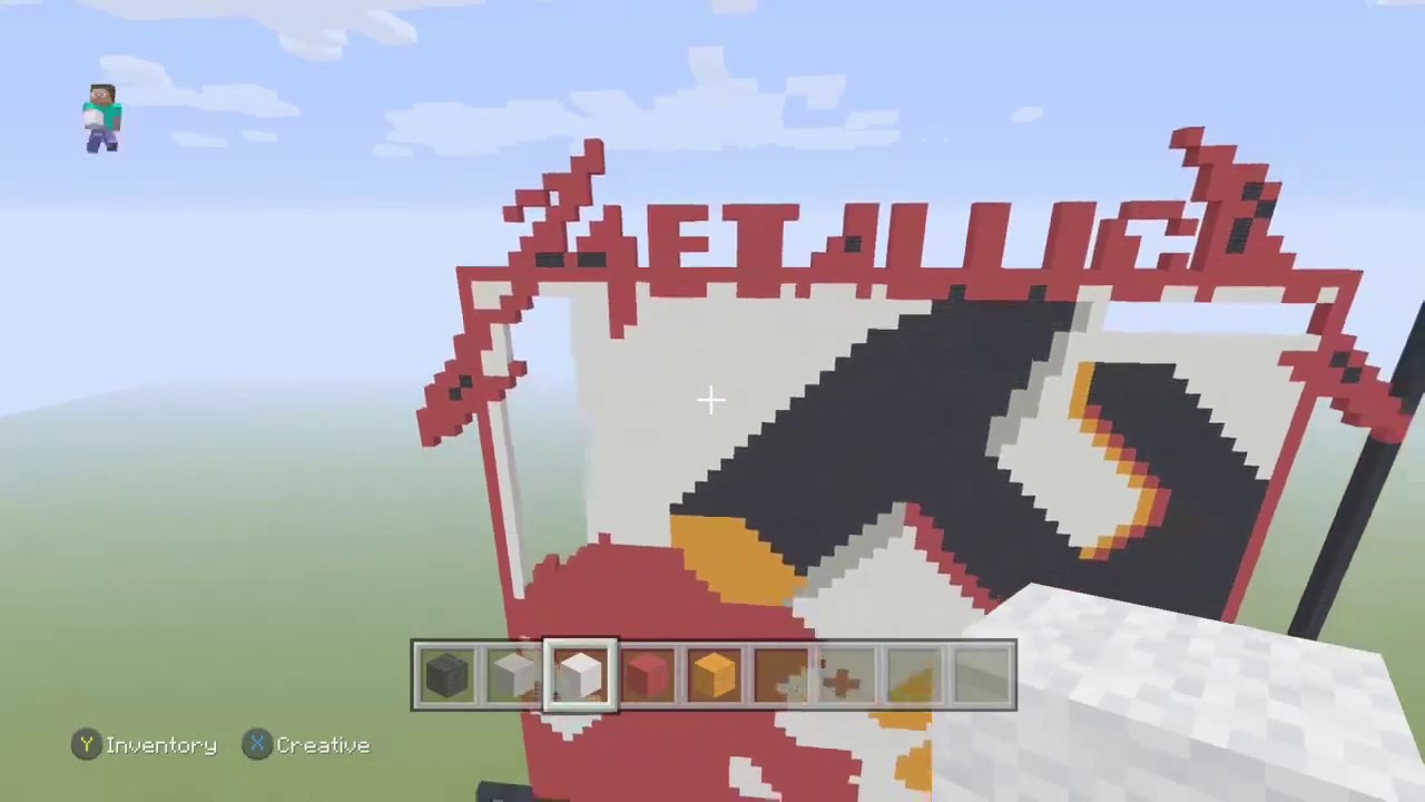 Metallica Debut Album Minecraft Pixel Art - YouTube