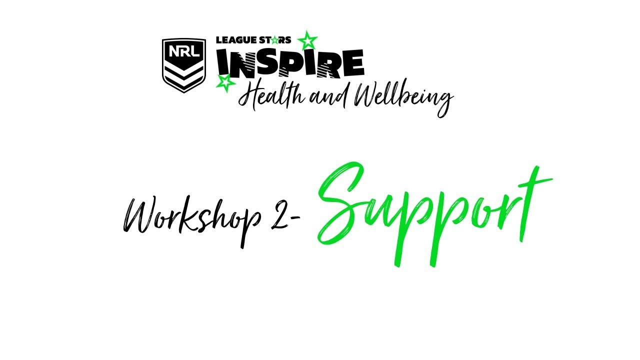 NRL LEAGUE STARS INSPIRE - SUPPORT - YouTube