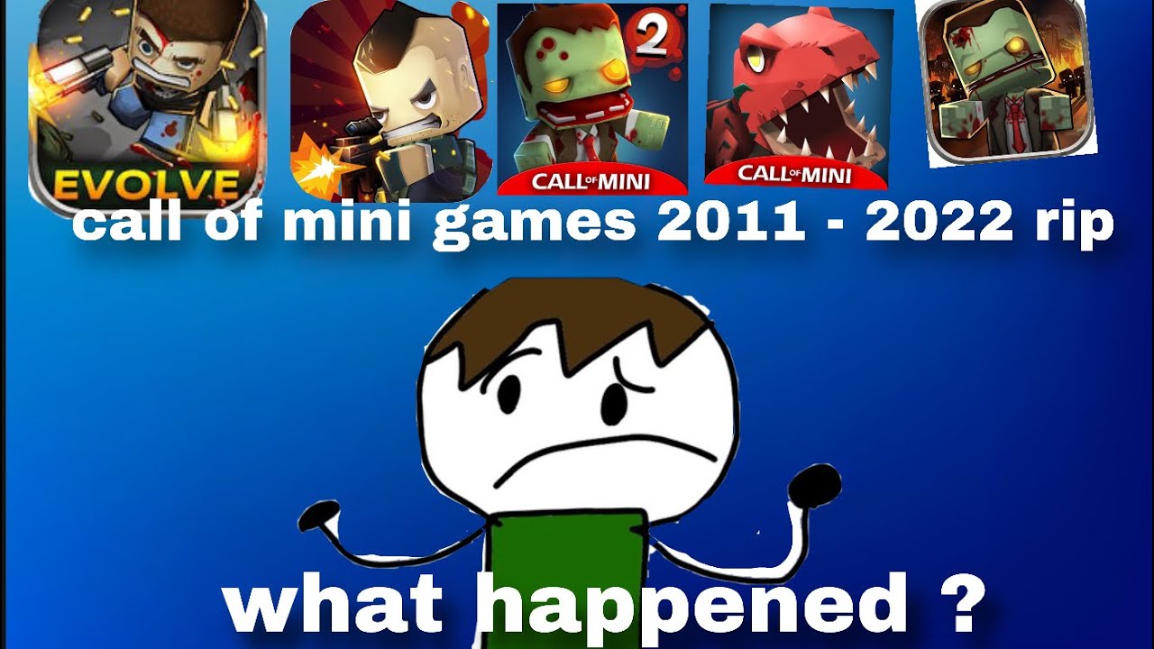 What happened to call of mini games - YouTube