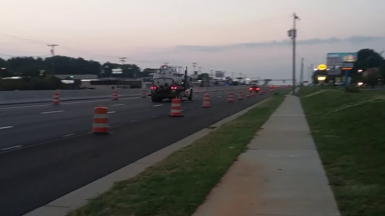 Custom Freightliner Classic vacuum truck straight pipes - YouTube