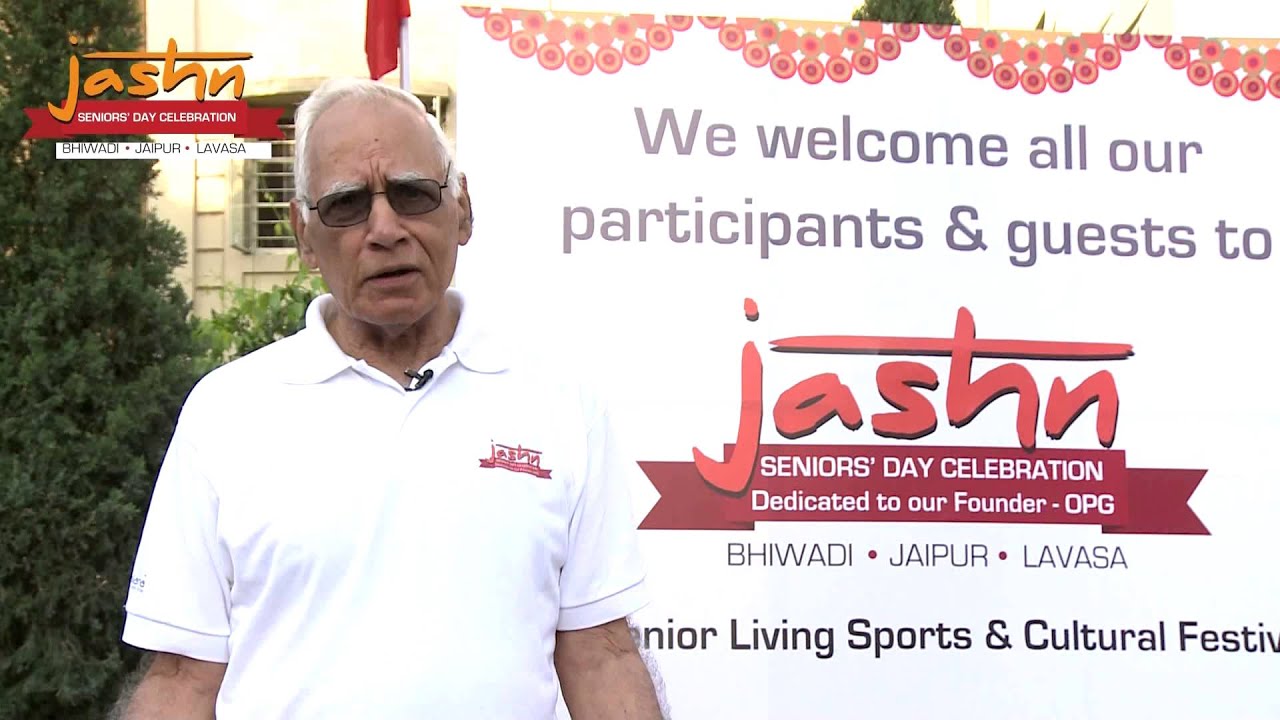 Ravi Sibal - Walking winner over 75 yrs category at the Jashn event ...