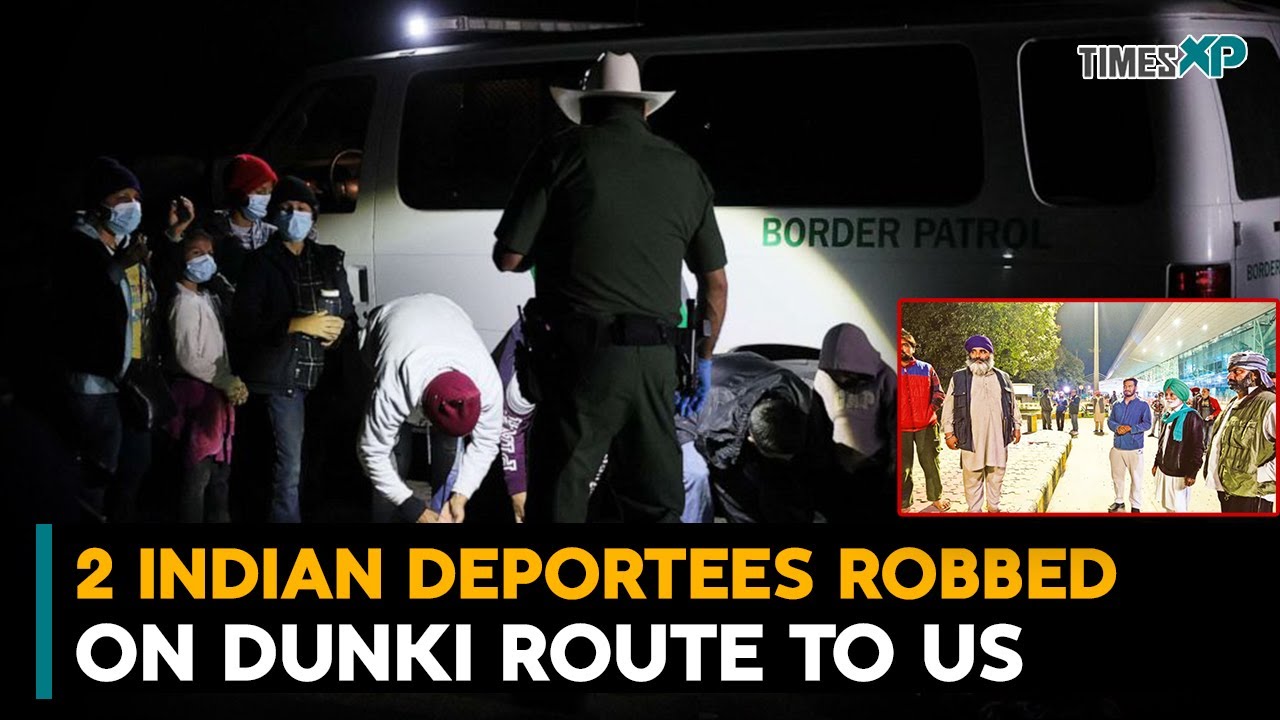 2 Indian Deportees from the US Robbed on the Dunki Route - YouTube