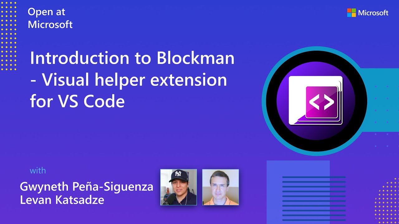 Introduction To Blockman Visual Helper Extension For Vs Code Youtube