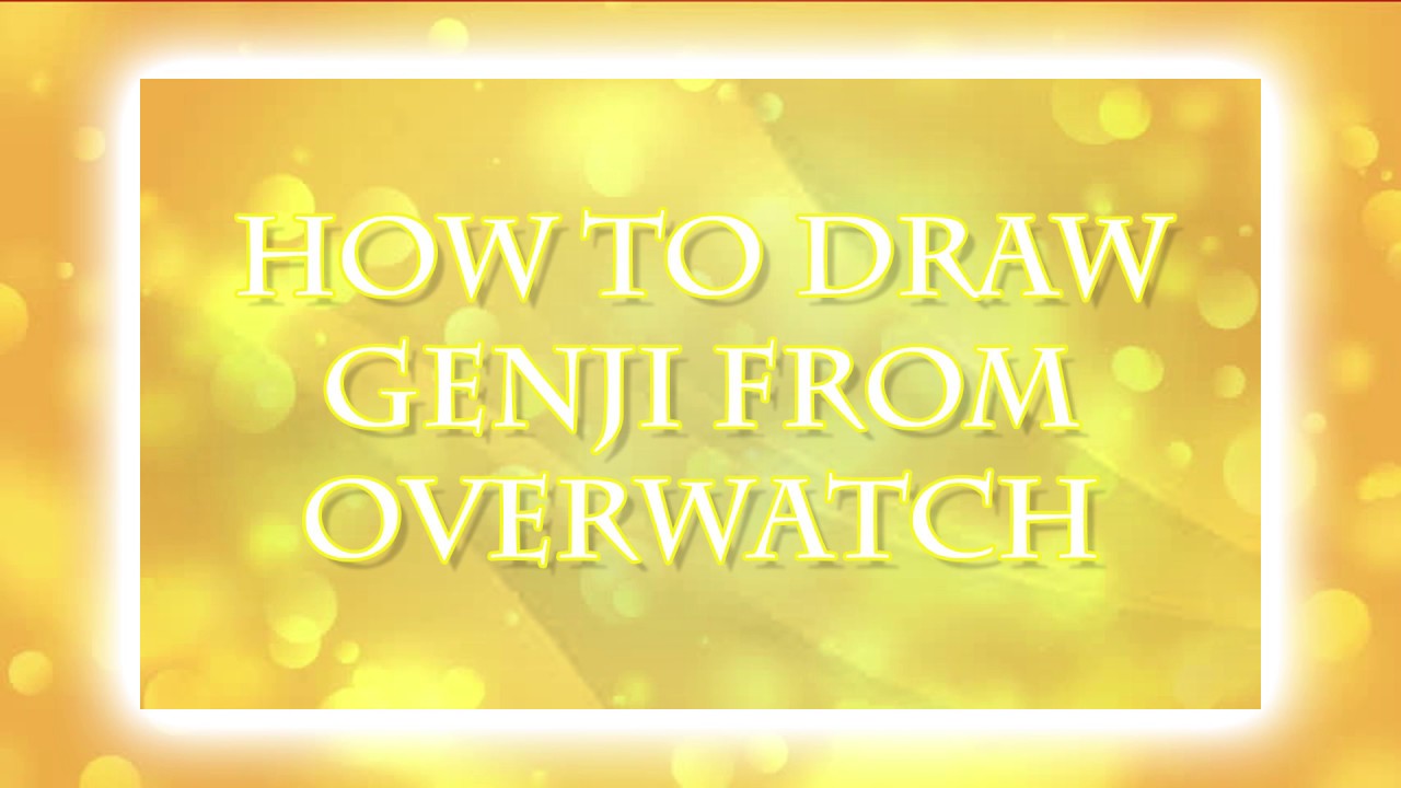 How To Draw: Genji - YouTube