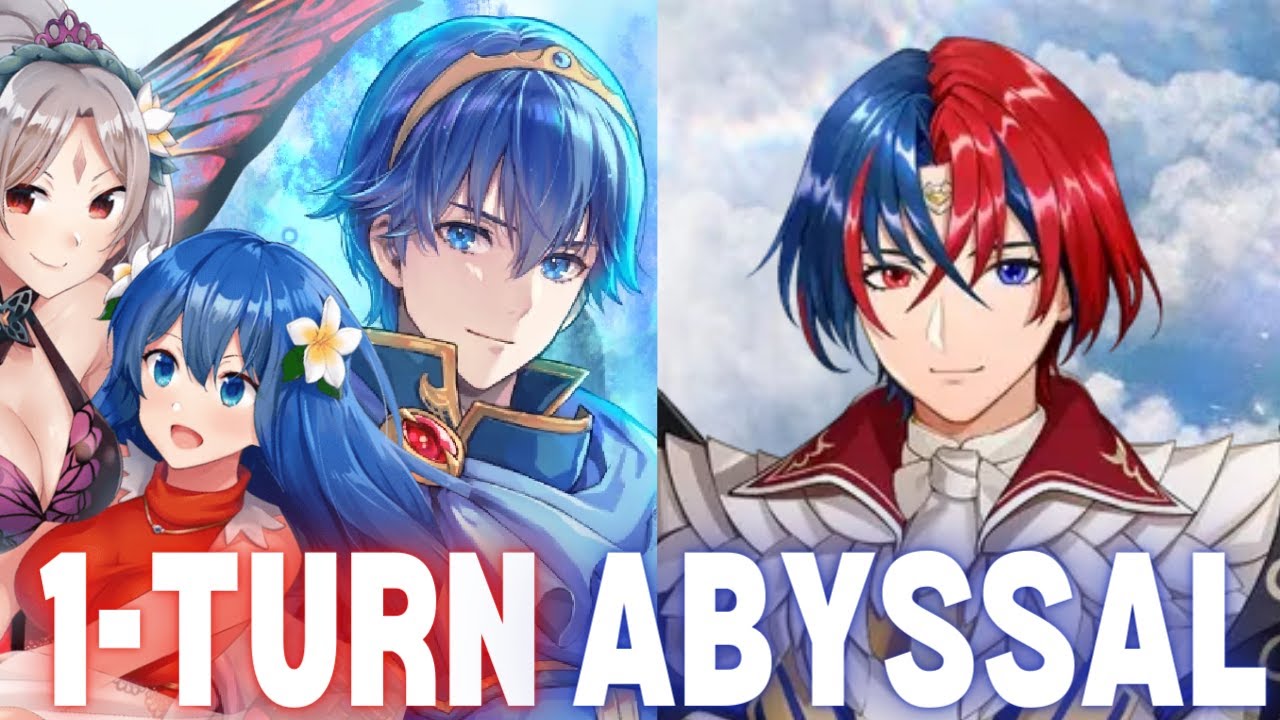Legendary Male Alear: ONE TURN Emblem Marth & Caeda ABYSSAL Clear【FEH ...