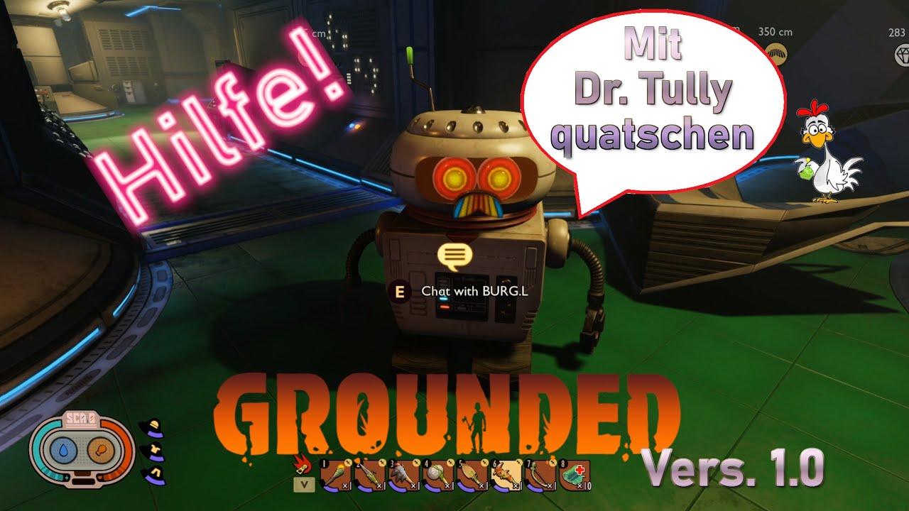 Grounded 1.0 Tipps und Tricks 🐞 Das Gespräch mit Dr. Wendell Tully ...