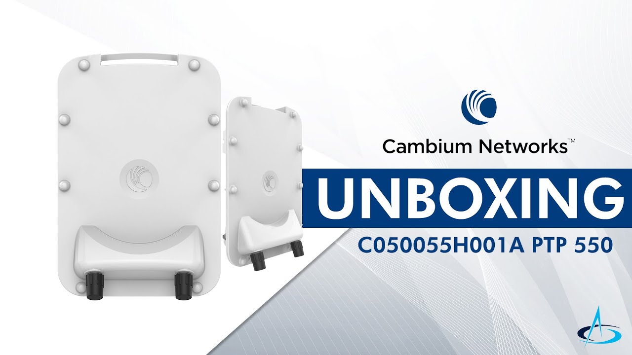 Unboxing Cambium PTP 550 C050055H001A - YouTube