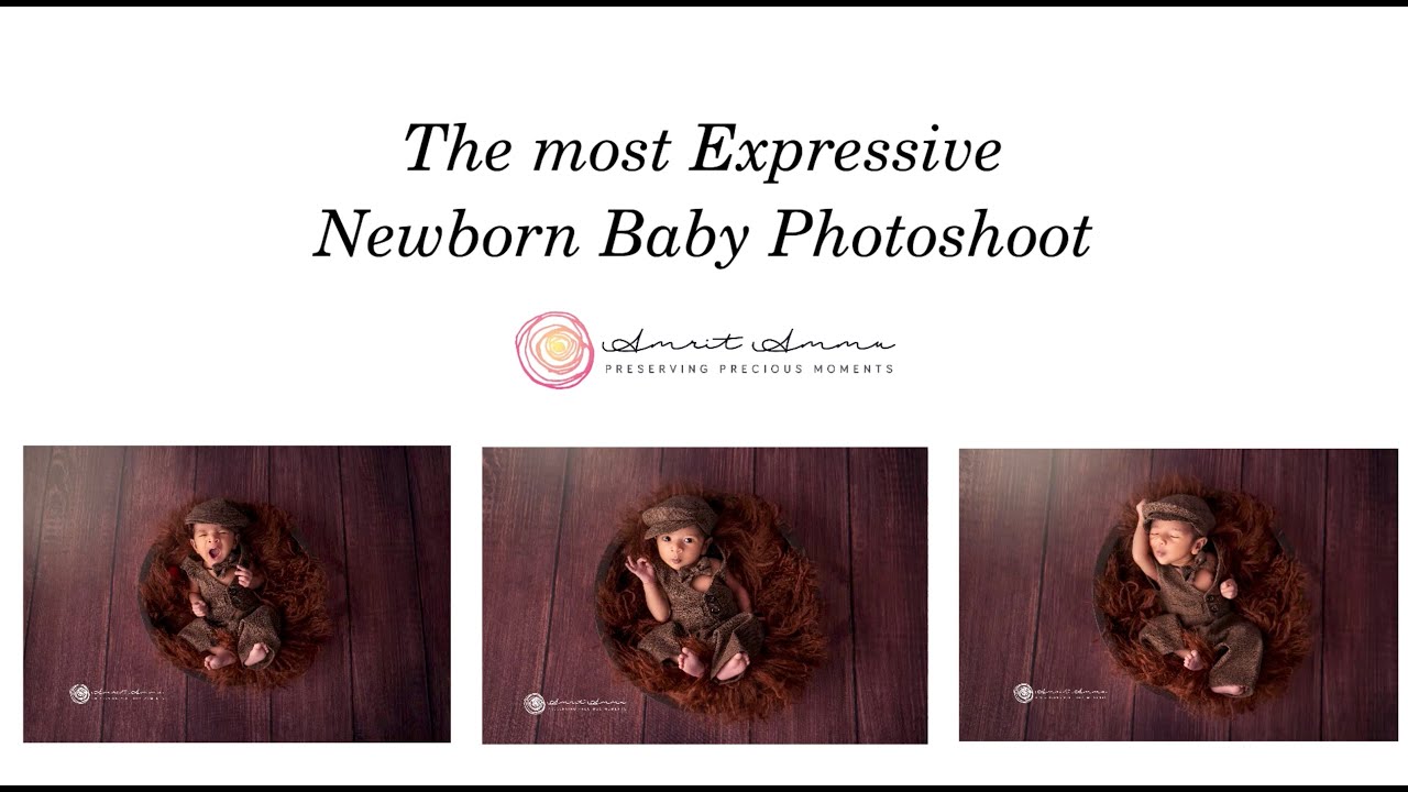 The Most Expressive Newborn Photoshoot | Newborn Theme Photoshoot ...