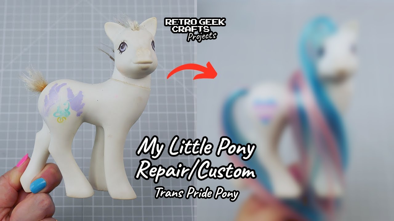 My Little Pony Transgender Pride Custom - Vintage Toy Restoration and ...