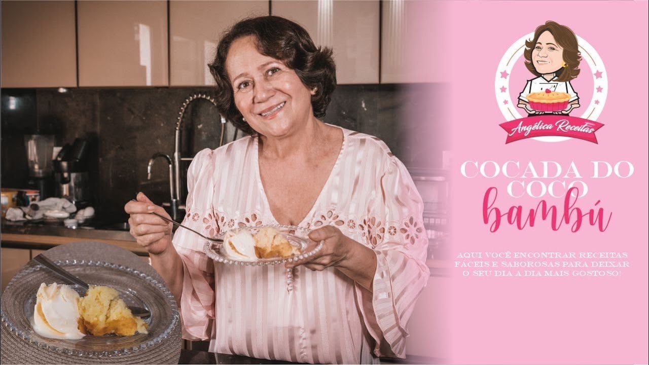 COCADA DO COCO BAMBÚ / RECEITA MARIA ANGÉLICA - YouTube