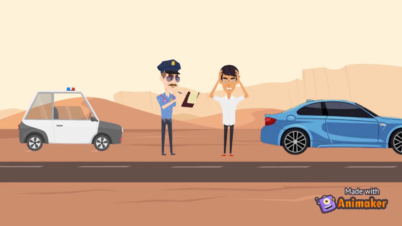Animated Explainer Video (Traffic Violation) - YouTube