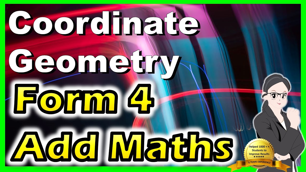 Coordinate geometry form 4 kssm - Add Maths - YouTube