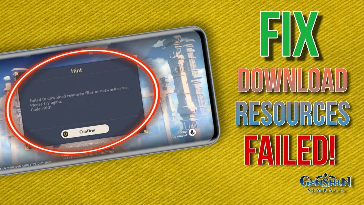 Fixing "Download Resources Failed" in Genshin Impact || Tech Wash - YouTube