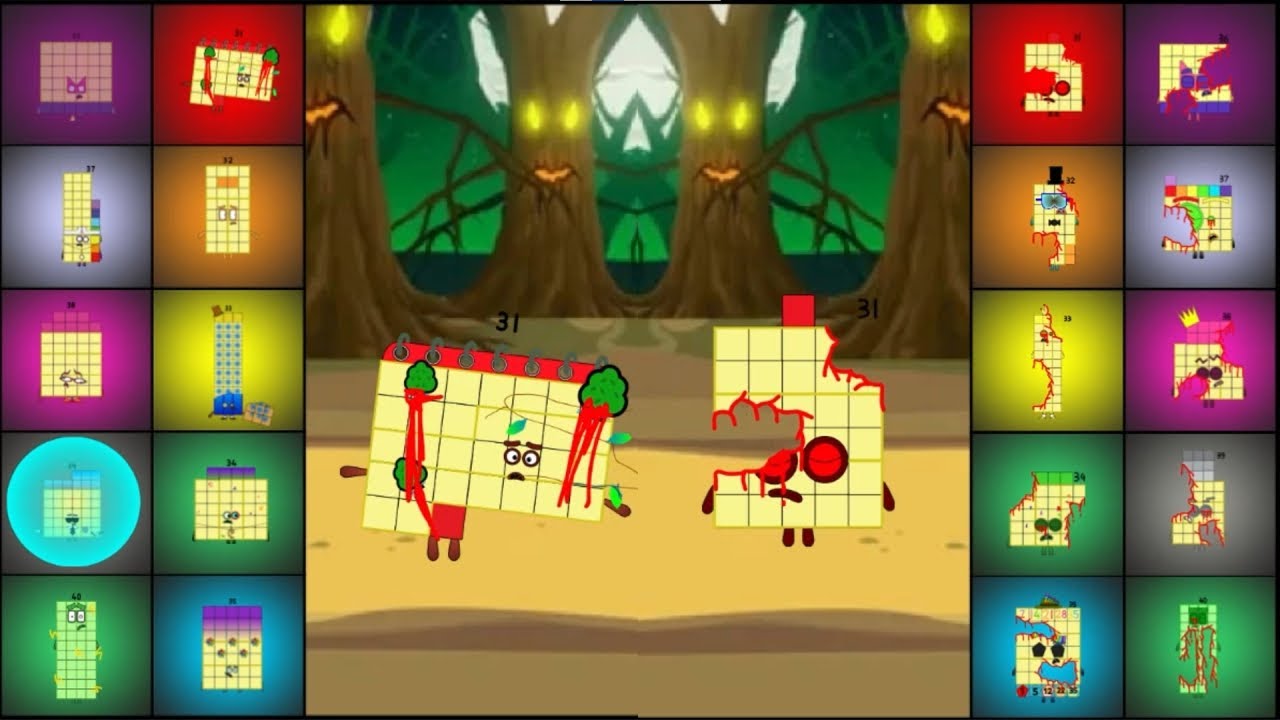 Numberblocks Band (31-40) Zombie Mode: Can YOU Survive the Phobia ...