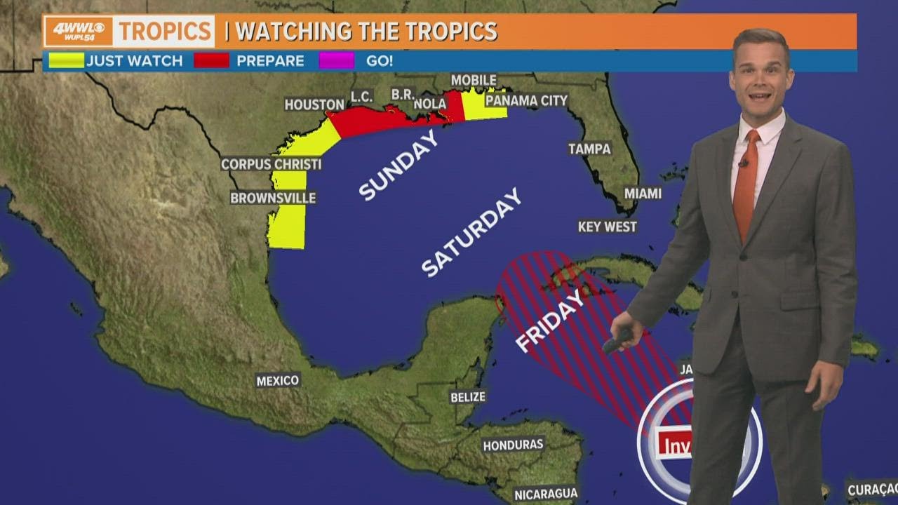Thursday AM Tropical Update: Invest 99L may become depression today ...