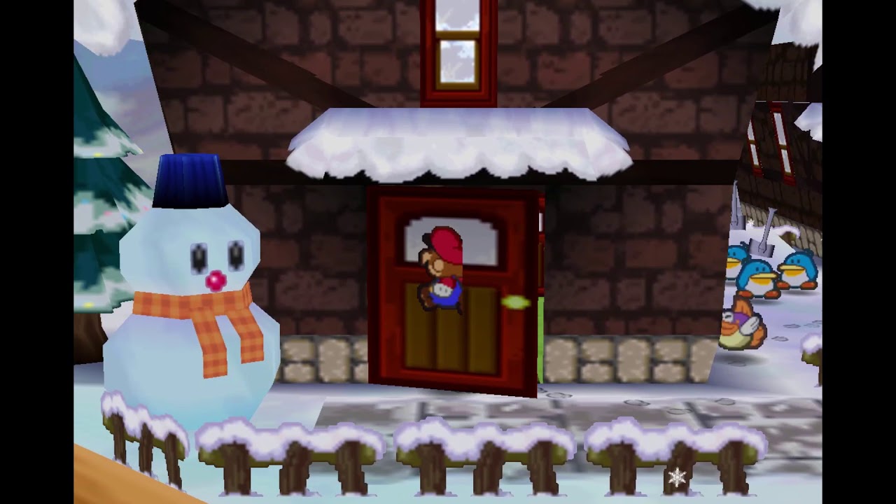Paper Mario Chapter 7 Shiver City Longplay ASMR HD - YouTube