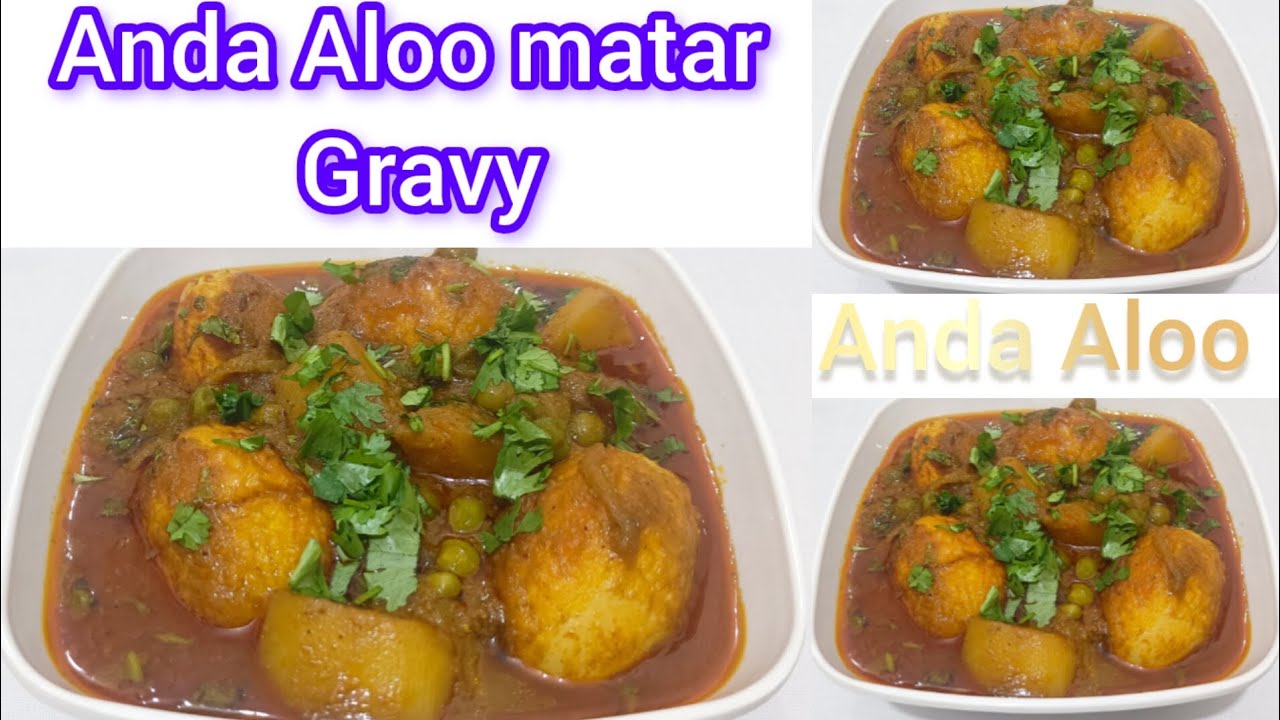 Anda Aloo Matar gravy Recipe |Jab kuch Samajh Na Aaye To Banye Ye Tasty ...