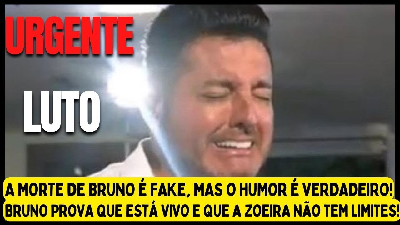 Fake news tentam matar o Bruno, mas o sertanejo é forte! - YouTube