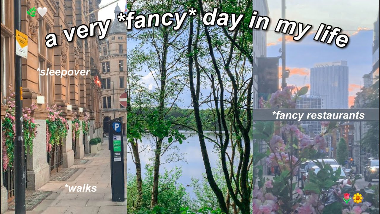 very fancy day in my life - *face reveal, vlog - YouTube
