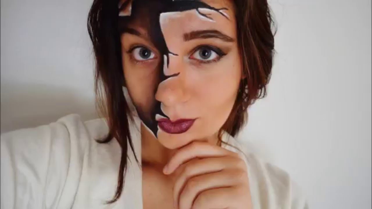 Cracked Makeup Tutorial - YouTube