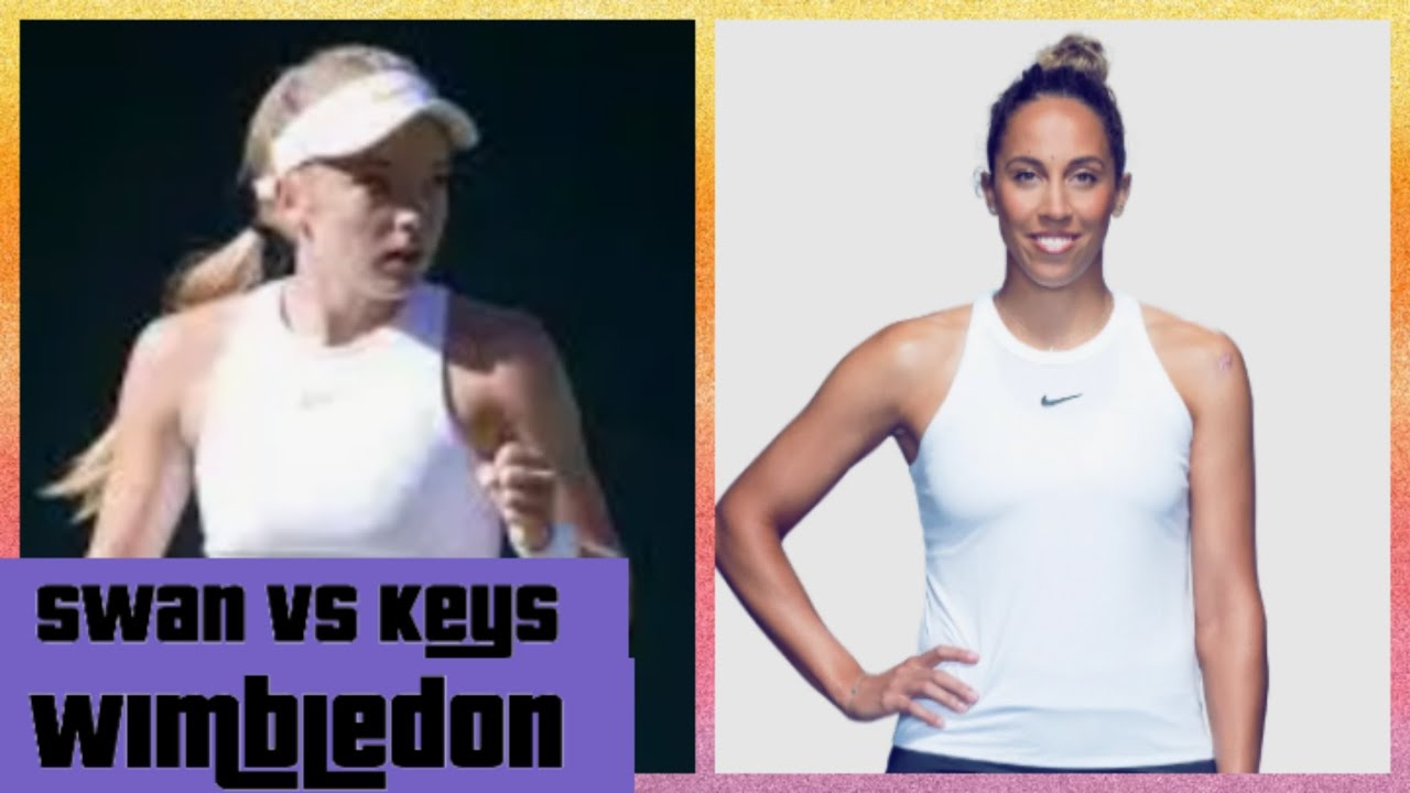 Swan vs Keys | Wimbledon - YouTube