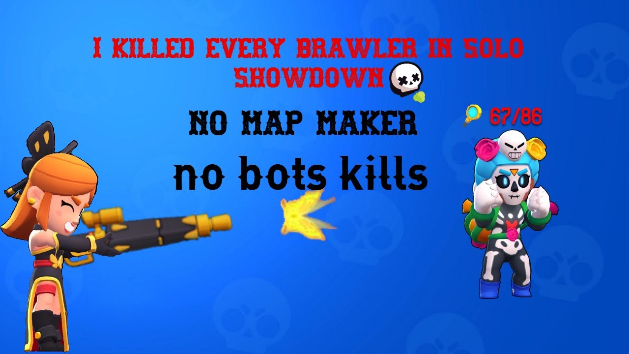 how I killed every brawler in solo showdown | brawl stars! - YouTube