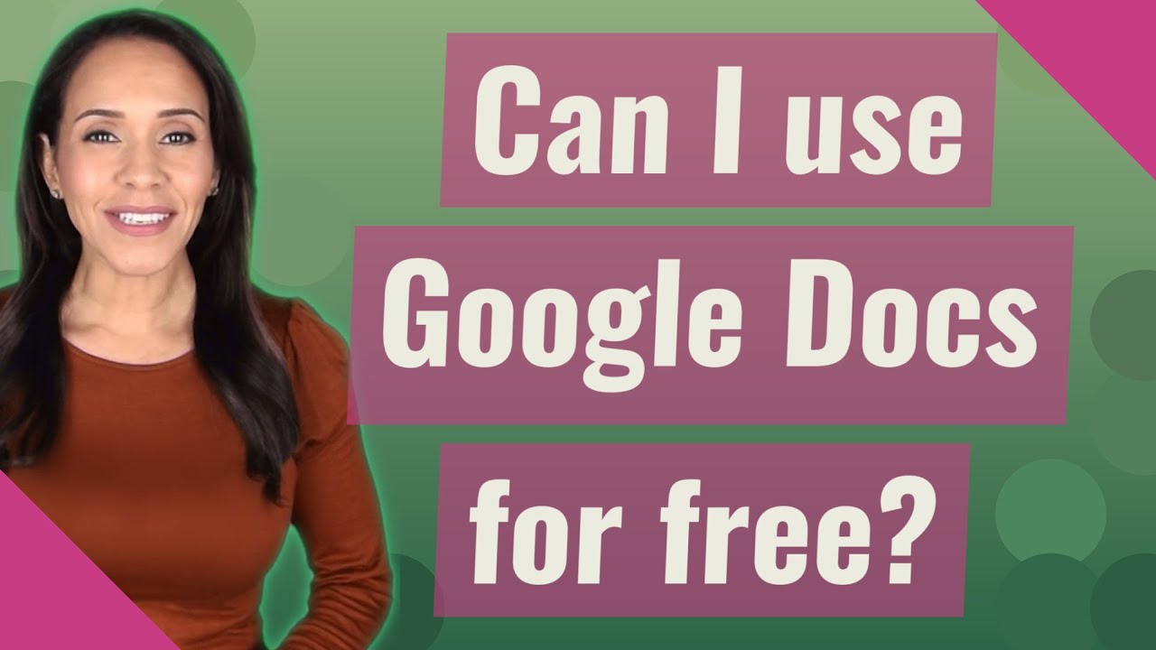 Can I Use Google Docs For Free YouTube Can I Use Google Docs For Free YouTube